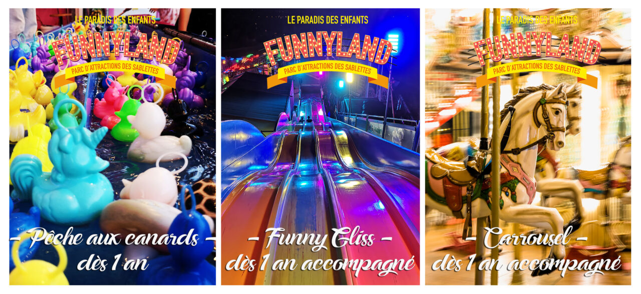 Funnyland - Les Manèges pour enfants du Parc des Sablettes