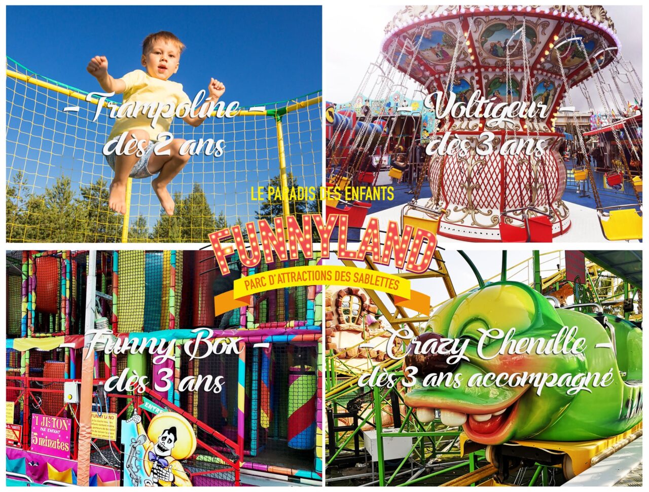 Funnyland - Les Manèges pour enfants du Parc des Sablettes